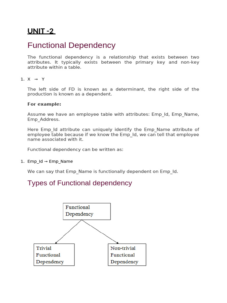 UNIT 2 DBMS (2) | PDF | Sql | Databases