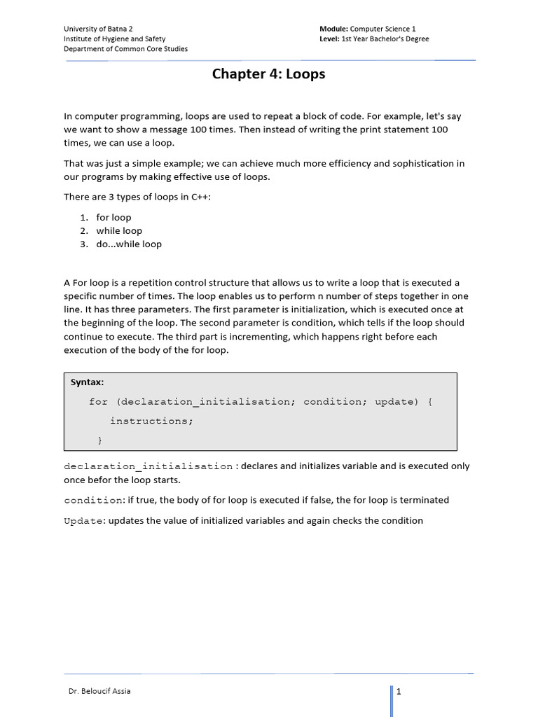 CS_chapter4_2024 | PDF | Control Flow | Software Development