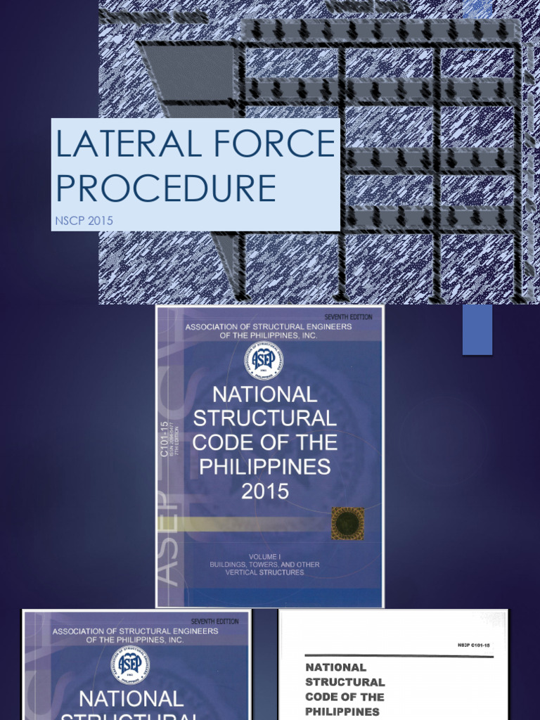 CE425 - Lesson 10.1 - Lateral Force Procedure | PDF