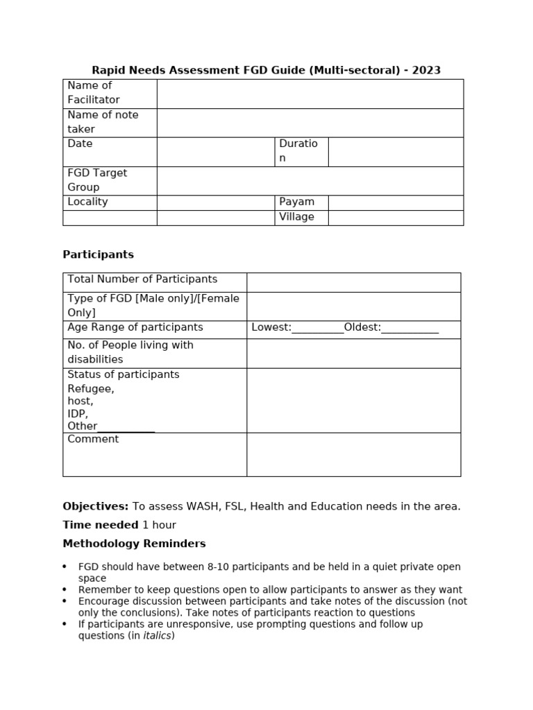 FGD Guide - T2 NA September 2023 | PDF | Drinking Water | Water