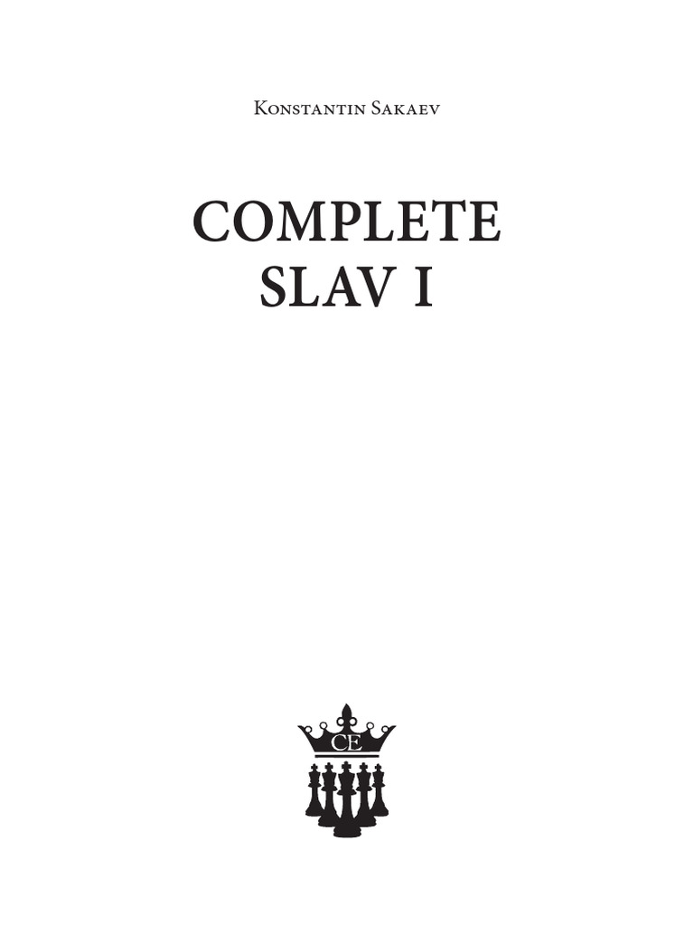 Complete Slav I Promo | PDF | Chess Openings | Traditional Board Games