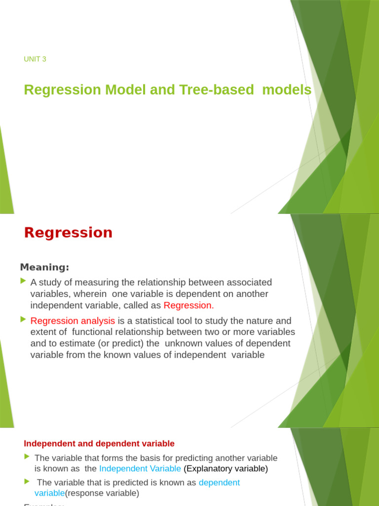 SML Updated UNIT 3 | PDF | Regression Analysis | Linear Regression