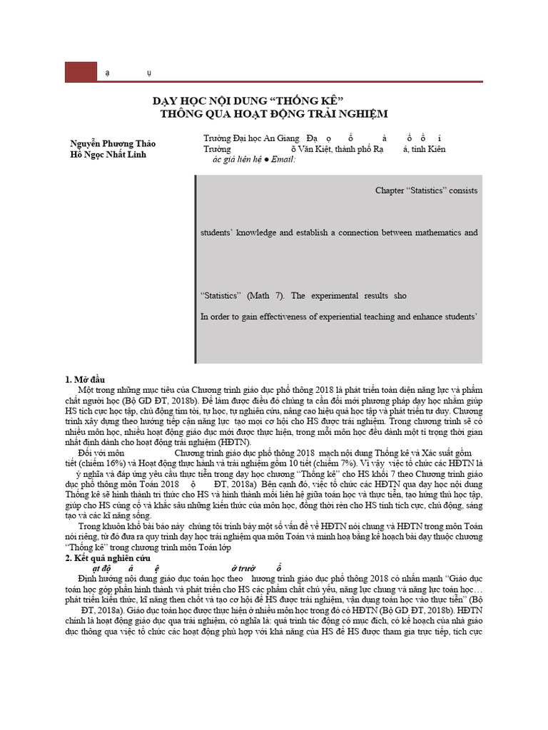 1. Nguyn Phng Tho h Ngc Nht Linh | PDF