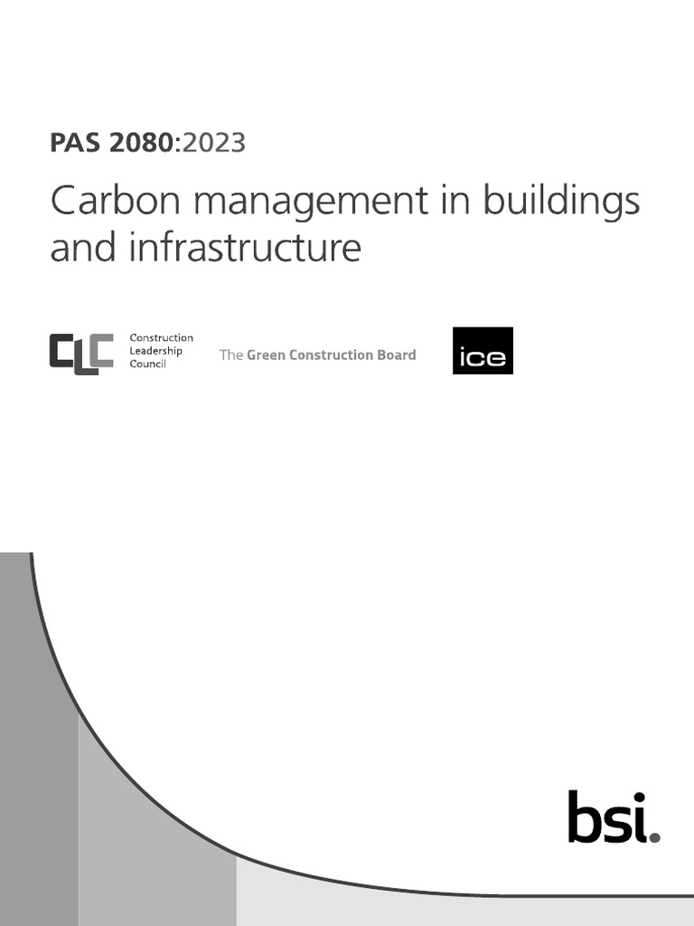 Carbon Management in Building and Infrastructure | PDF