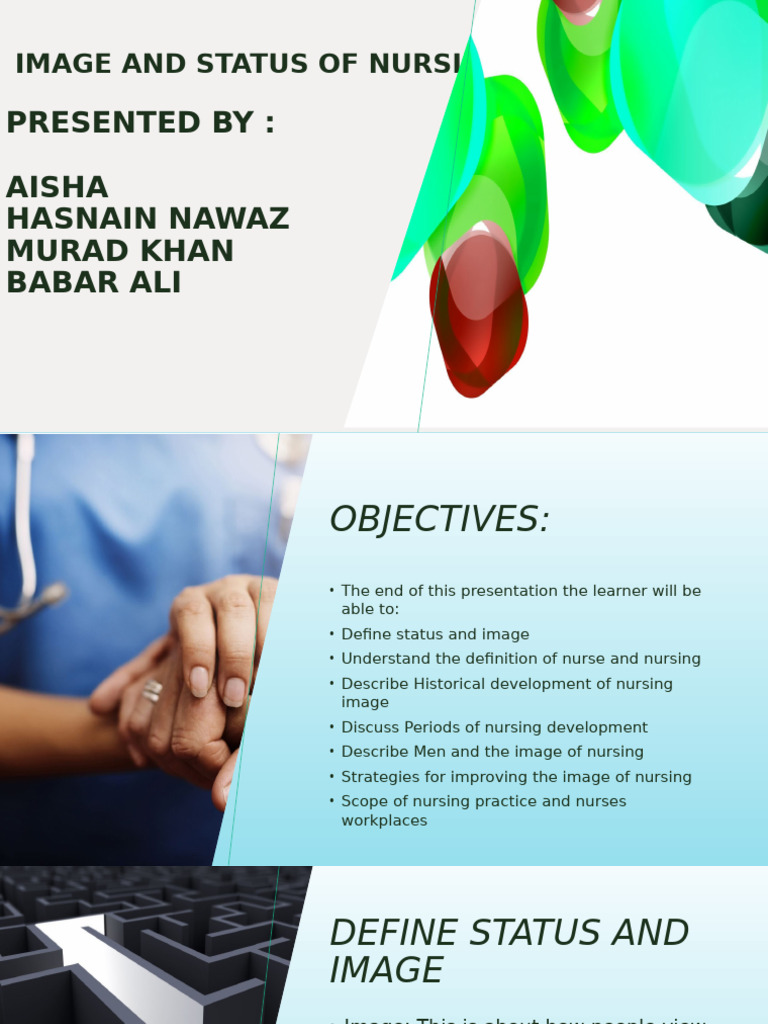 Image and Status of Nursing Final | PDF | Nursing | Academic Degree
