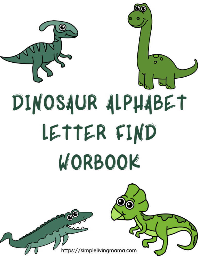 Dinosaur Alphabet Printable | PDF