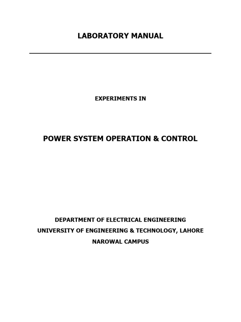 Lab Manual PSOC | PDF | Matlab | Watt