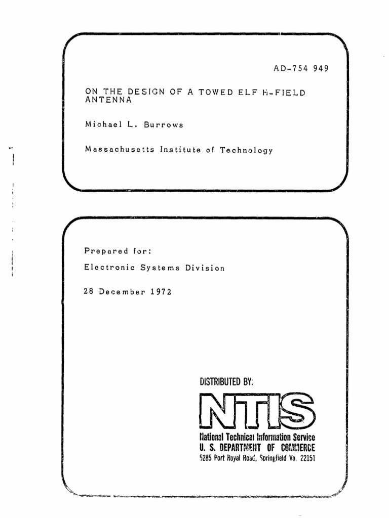 ELF Burrows Design | PDF | Antenna (Radio) | Polarization (Waves)