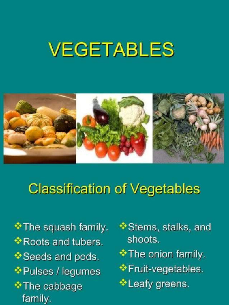Vegetable | PDF
