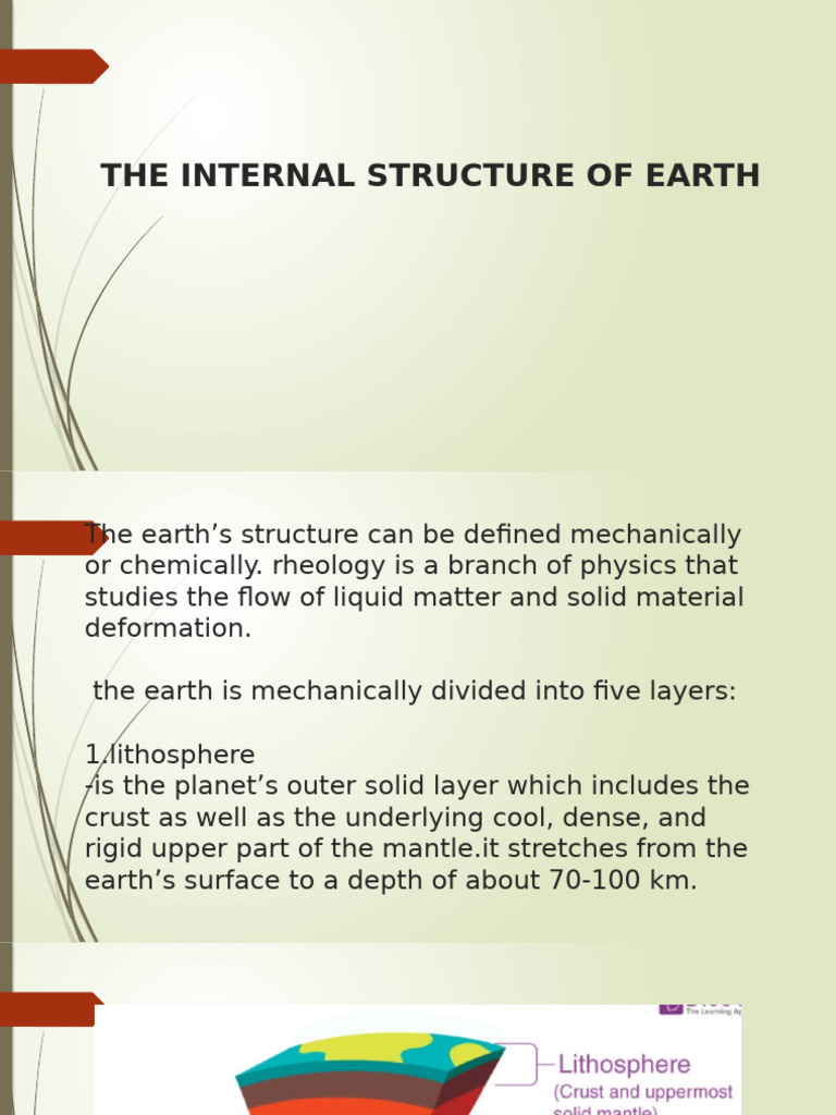 The Internal Structure of Earth | PDF | Earth's Magnetic Field | Earth