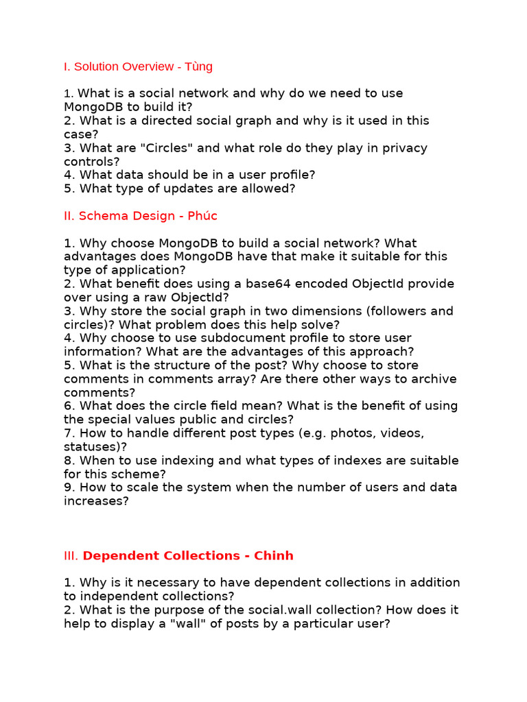 MongoDB Schema for Social Network | PDF | Mongo Db | Information Retrieval