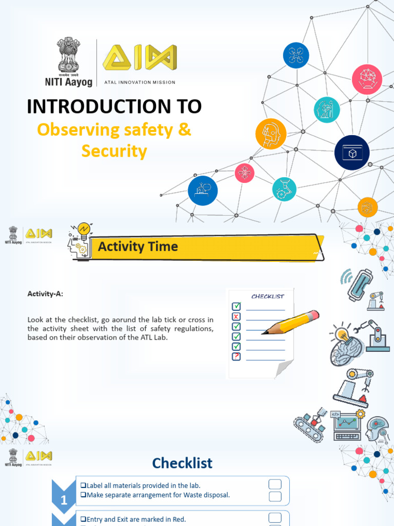 Observing Safety and Security | PDF | Personal Protective Equipment | Tools