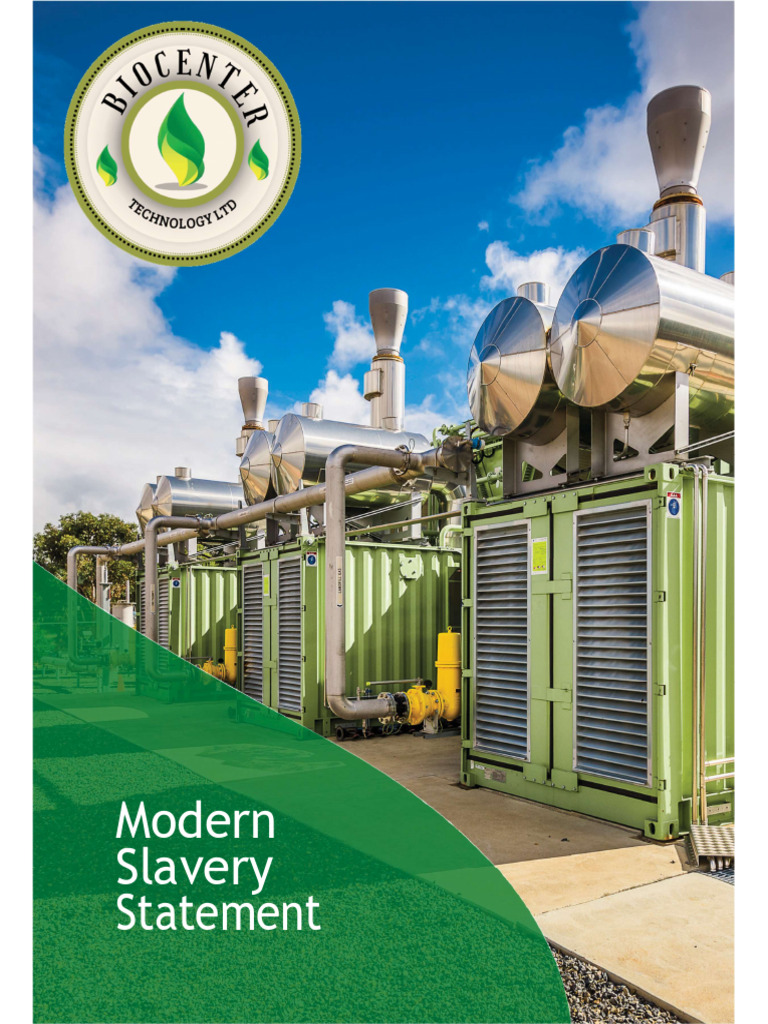 Modern Slavery Statement | PDF | Biogas | Supply Chain