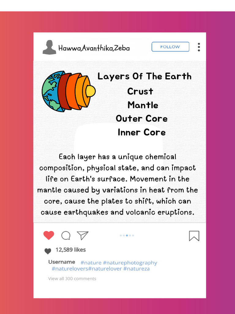 Understanding Earth's Layers and Impact | PDF