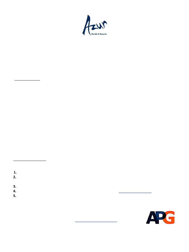 Azur Preferred Guest Program | PDF | Hotel