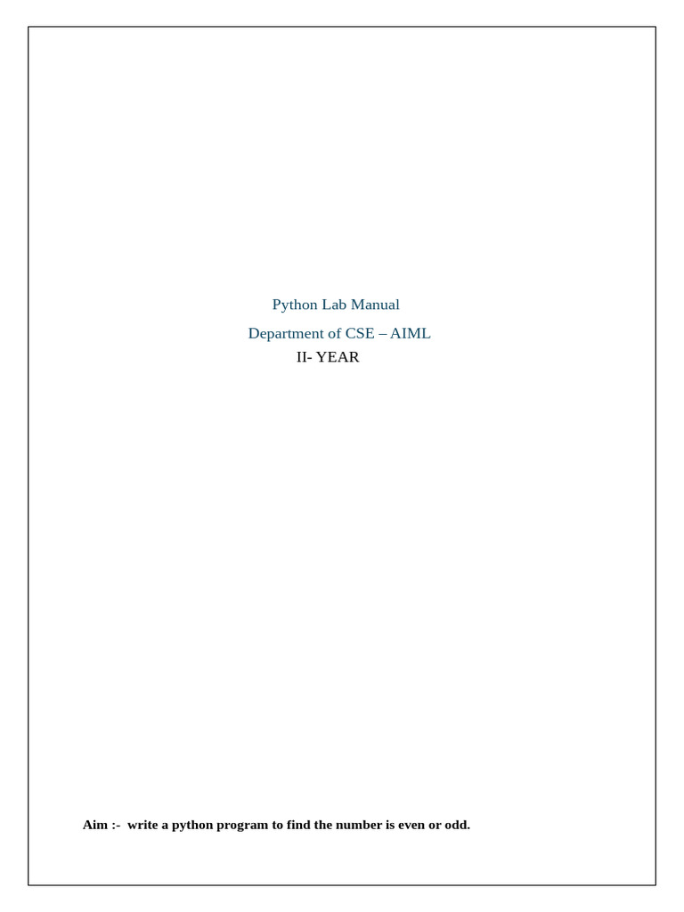 python record(AIML) | PDF | String (Computer Science) | Mathematical Logic python record(AIML) | PDF | String (Computer Science) | Mathematical Logic