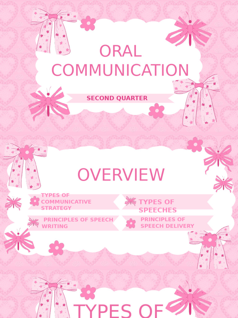 ORAL_COMM | PDF | Communication | Conversation