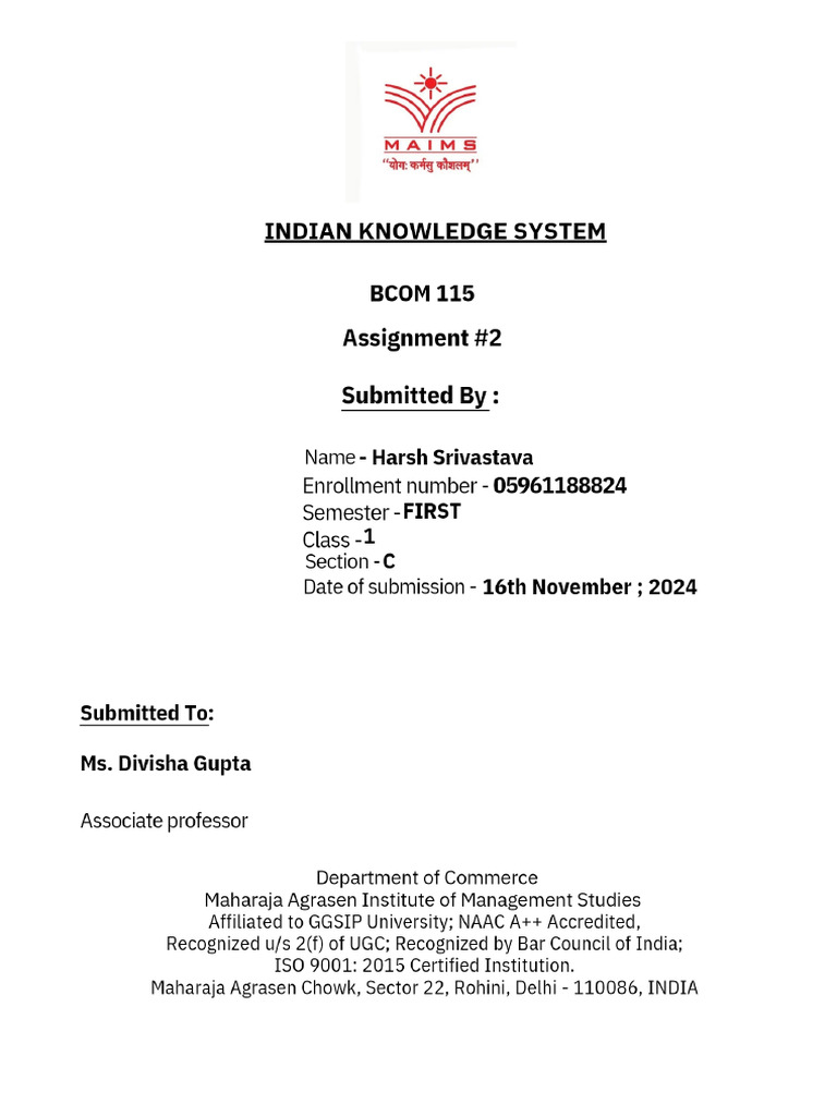 Harsh Srivastava Iks Assignment #2 | PDF