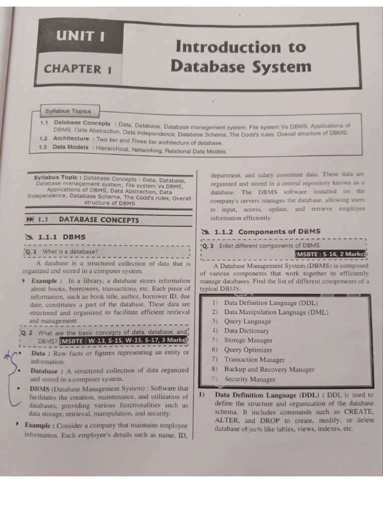 Chapter 1 Important Question | PDF