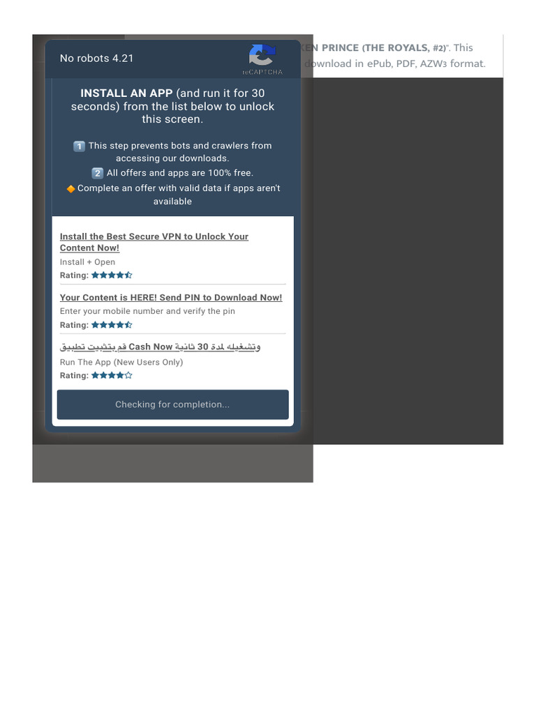 Broken Prince (The Royals, #2) | PDF