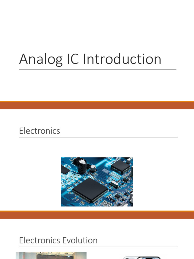 Analog IC Design and Evolution | PDF