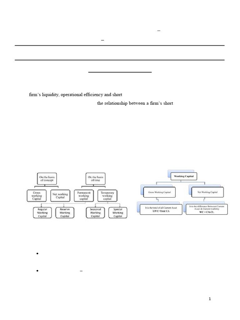TOPIC 2 - WCM | PDF | Working Capital | Expense