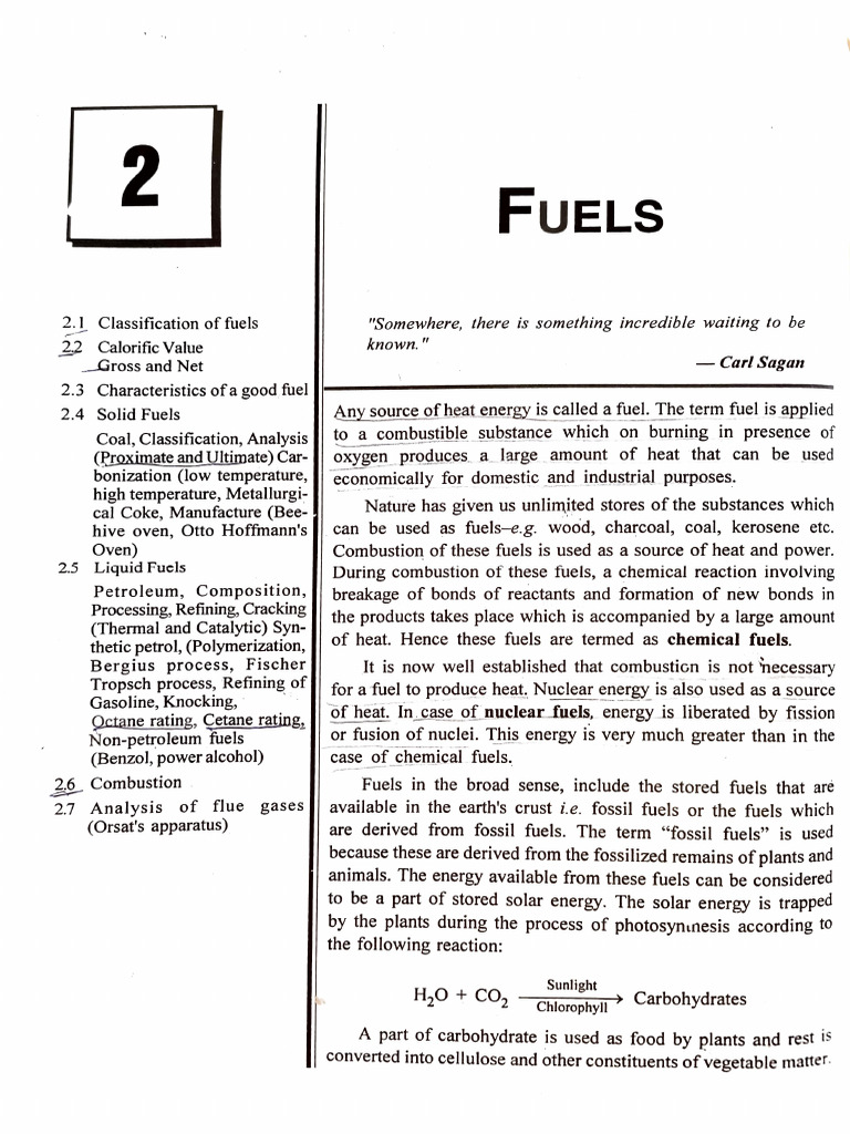 CH 2 - Fuels EC | PDF