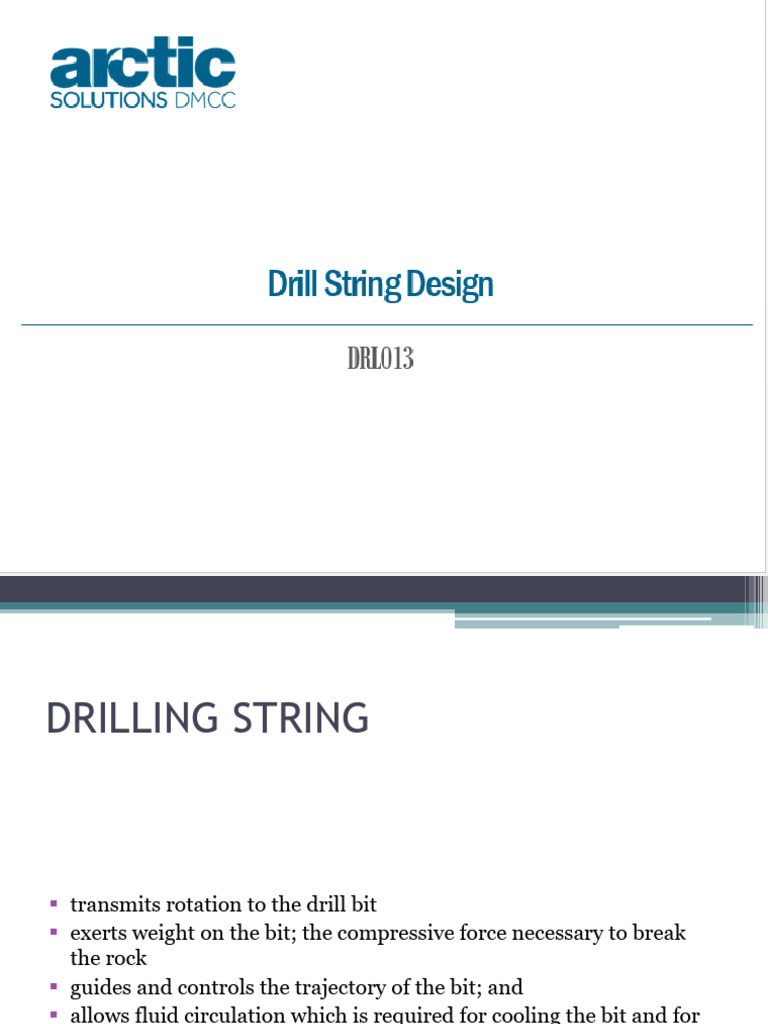 1-Drill String Component | PDF | Pipe (Fluid Conveyance) | Strength Of ...