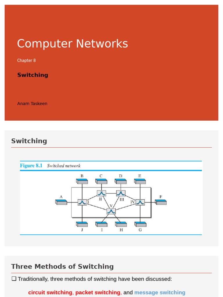 Computer Networks (4) (4) | PDF | Computer Network | Packet Switching