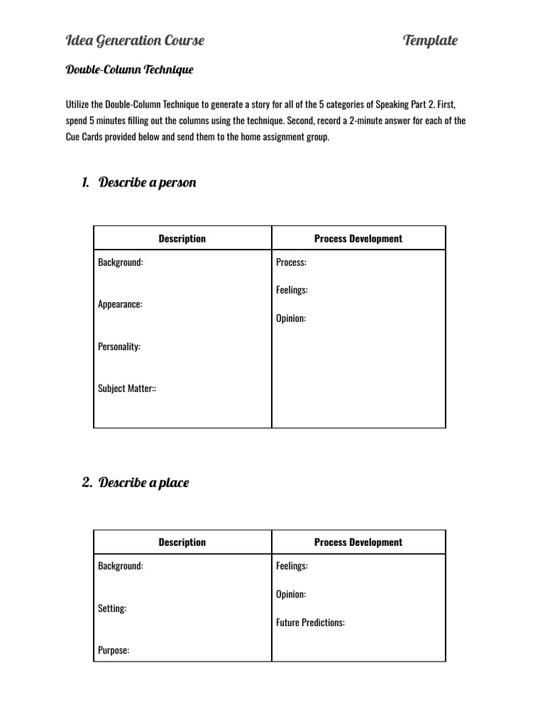 Double Column Template | PDF