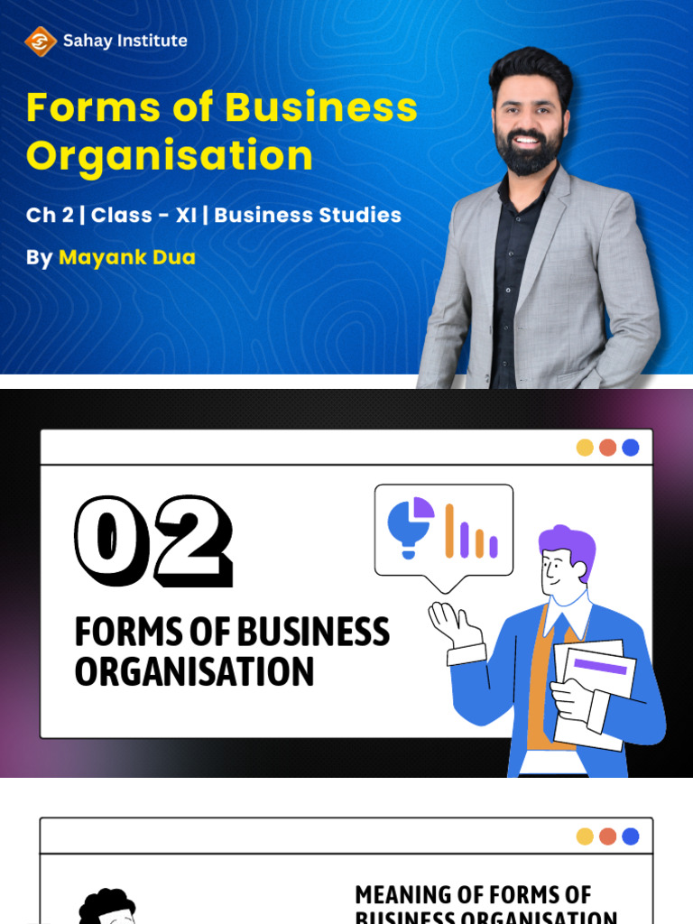 Business Organisation Forms Explained | PDF | Partnership | Sole ...