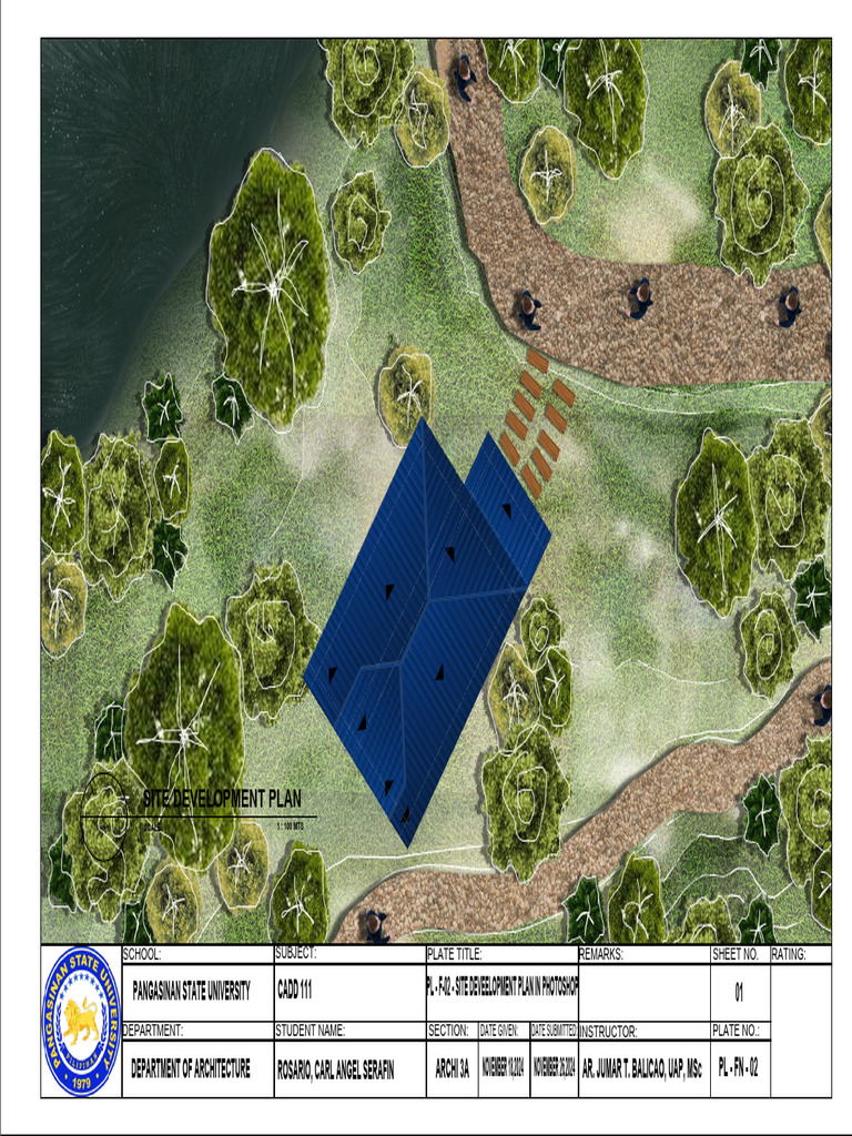 Site Development Plan in Photoshop | PDF