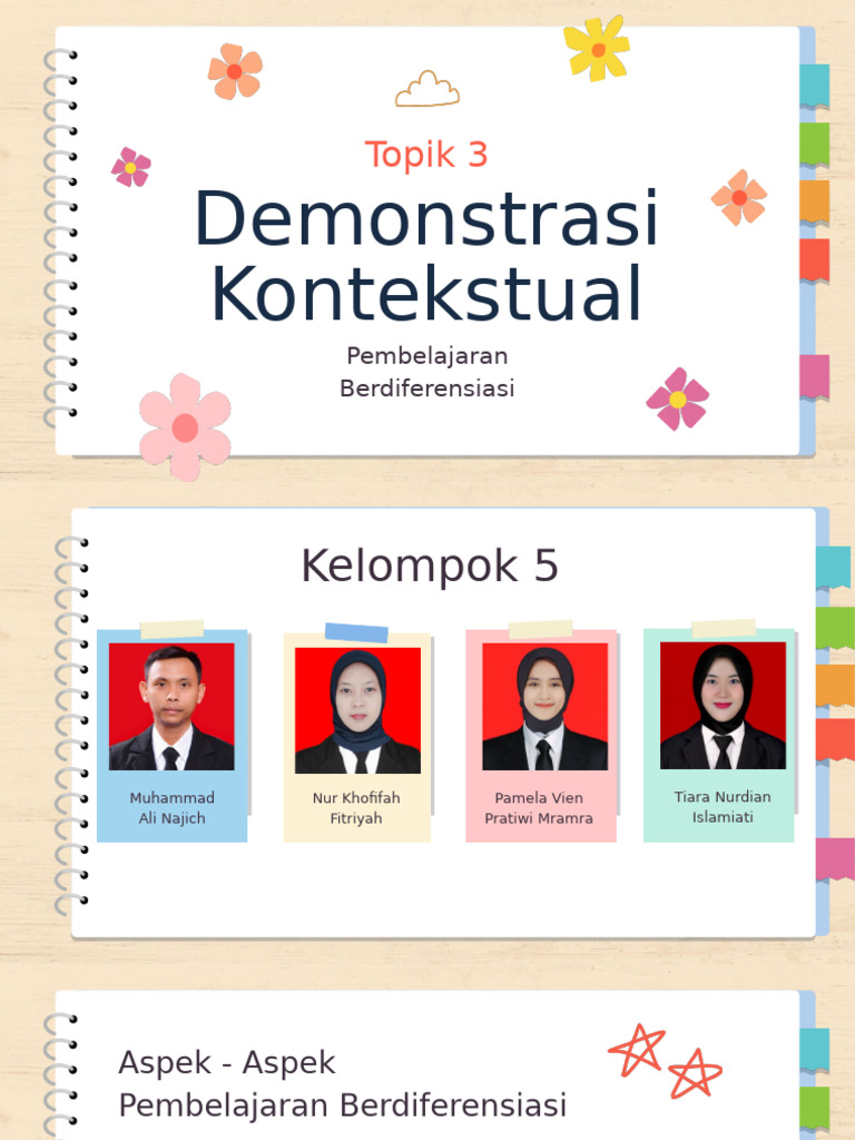 Demonstrasi Kontekstual - Topik 3 - Diferensiasi | PDF