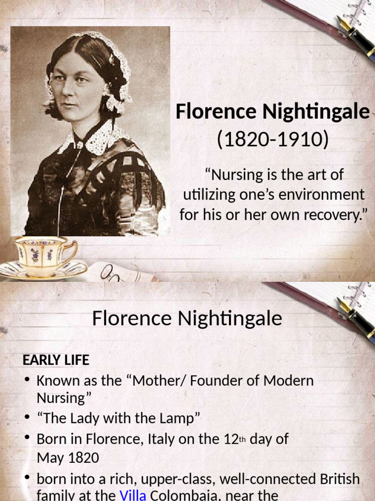 Florence Nightingale: Nursing Pioneer | PDF | Florence Nightingale