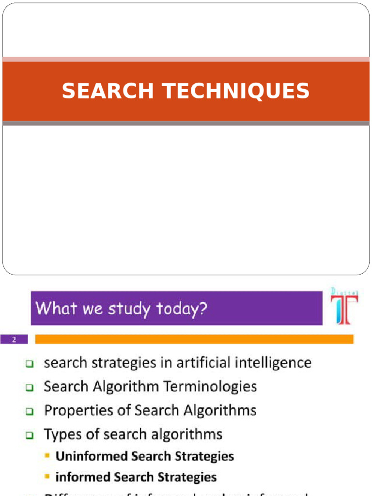 Uninformed Search Techniques | PDF | Combinatorics | Algorithms And Data Structures