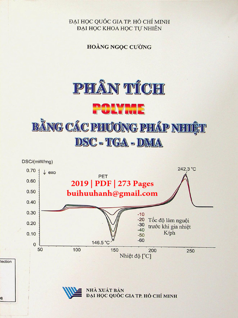 Phân Tích Polyme Bằng Các Phương Pháp Nhiệt DSC-TGA-DMA (NXB Đại Học Quốc Gia 2019) - Hoàng Ngọc ...