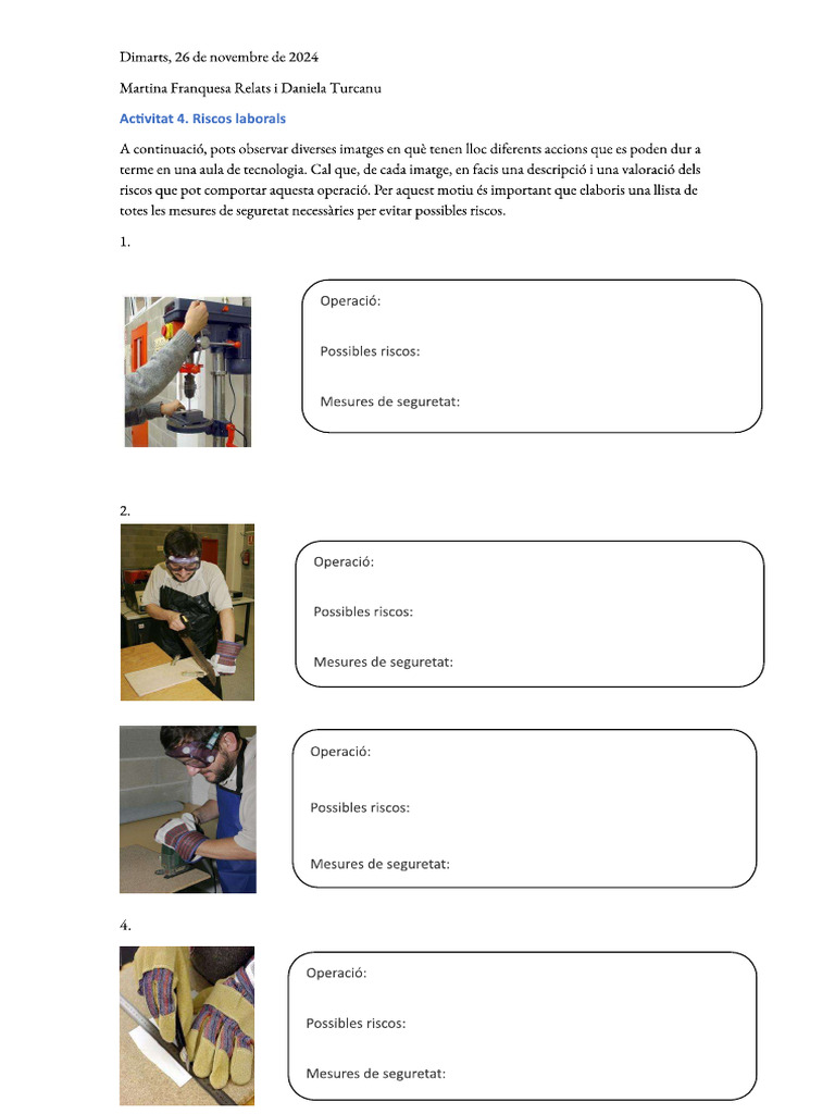 riscos laborals | PDF