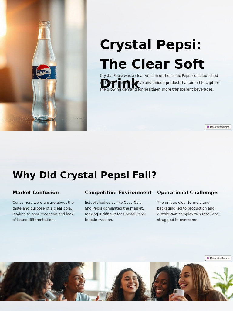 Pepsi The Clear Soft Drink | PDF | Pepsi | Brand