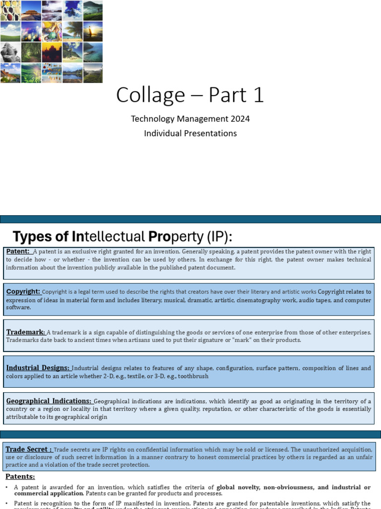 Collage CP IA Part 01 | PDF | Trademark | Outsourcing
