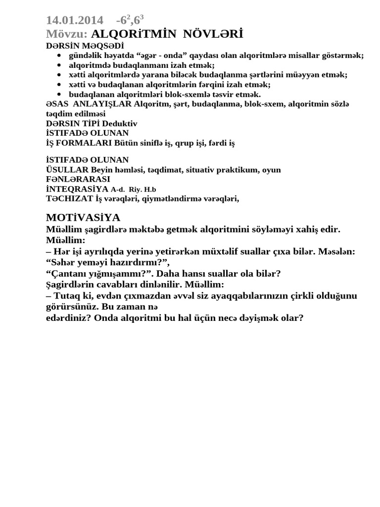 6-alqoritmin novleri | PDF