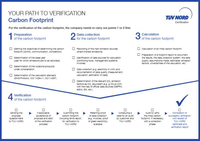 Carbon Footprint Verification Guide | PDF | Carbon Footprint ...