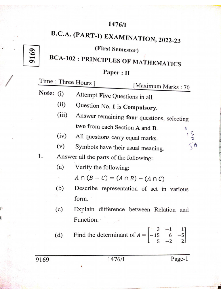 POM 102 Old Papers | PDF