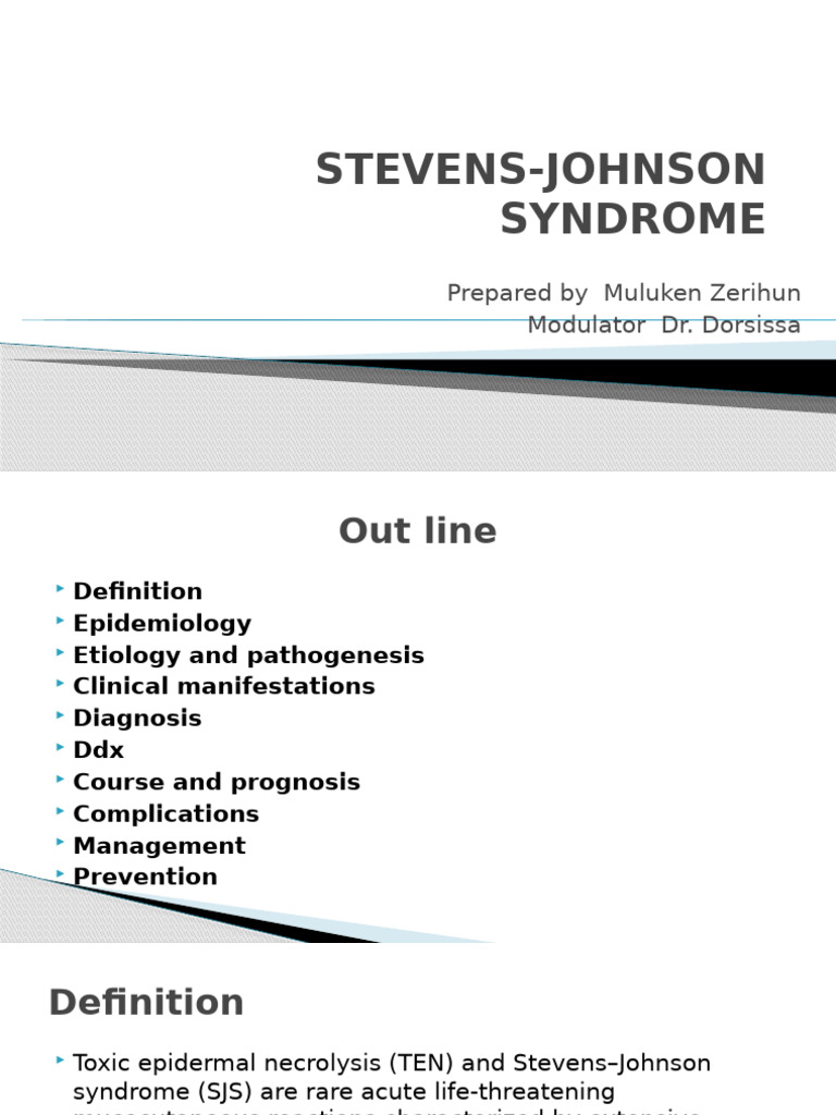 Er Steven Johnson Syndrome Done | PDF | Medicine | Health Sciences