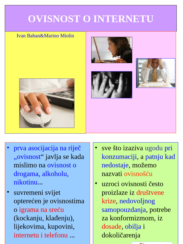 Ovisnosti o Internetu | PDF
