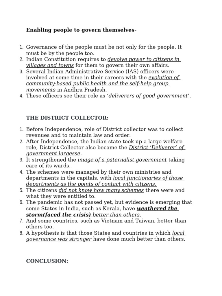Local Governance | PDF