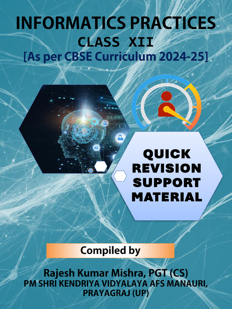 XII IP QuickRevision | PDF | Comma Separated Values | Computer Programming