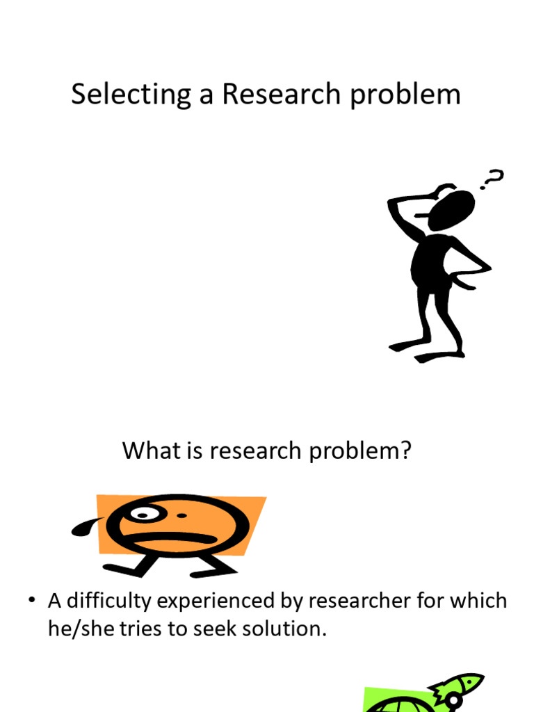 -Selecting-a-Research-problem | PDF | Question | Mathematics