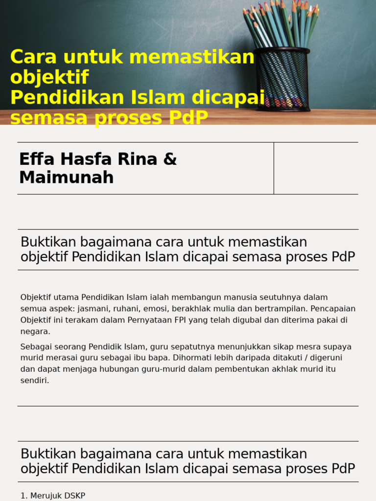 Pembentangan Modul 1 | PDF