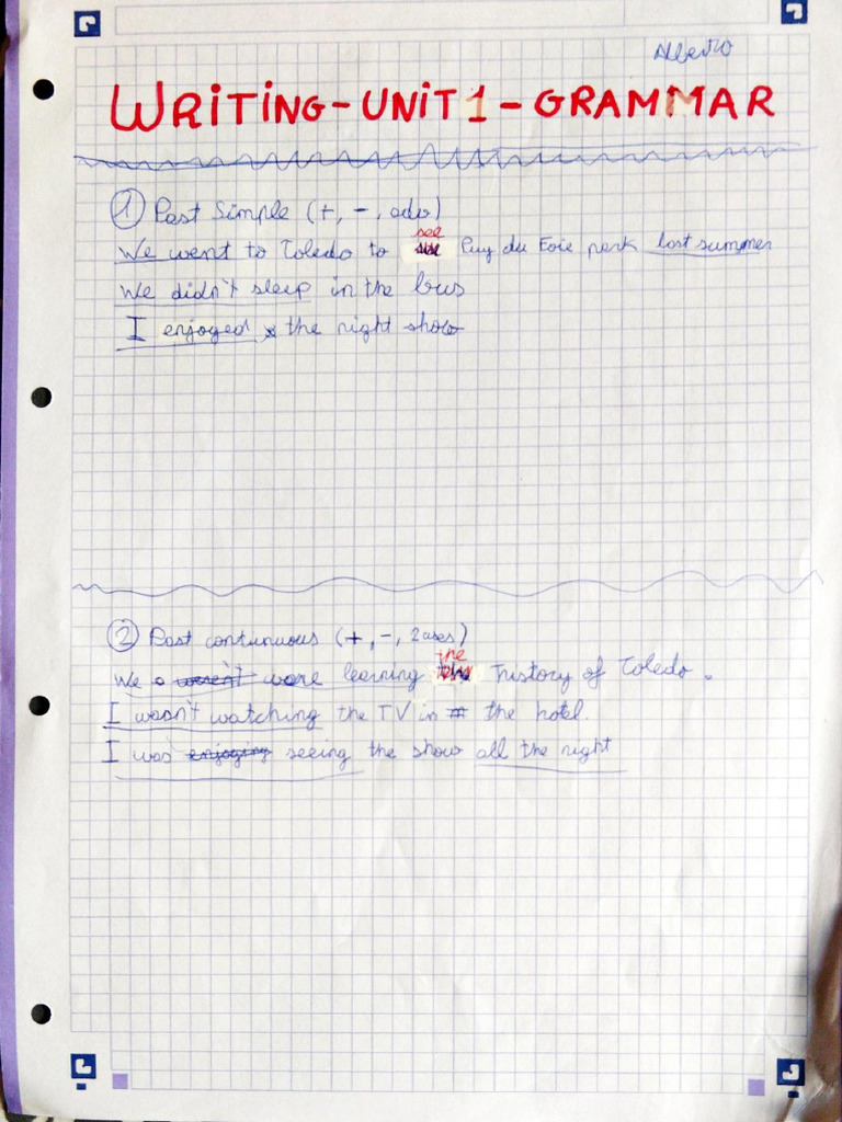 s2 - Writing Units - 1st Term | PDF