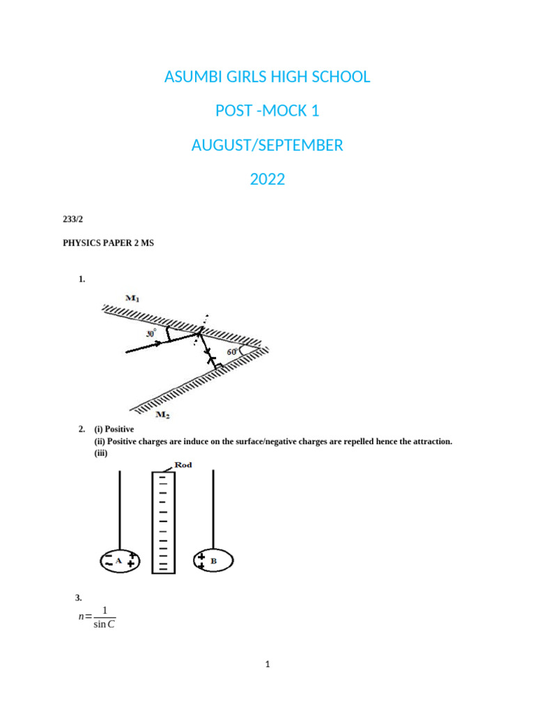Physics pp2 Ms Ag24122023001 | PDF | Photoelectric Effect | Electricity